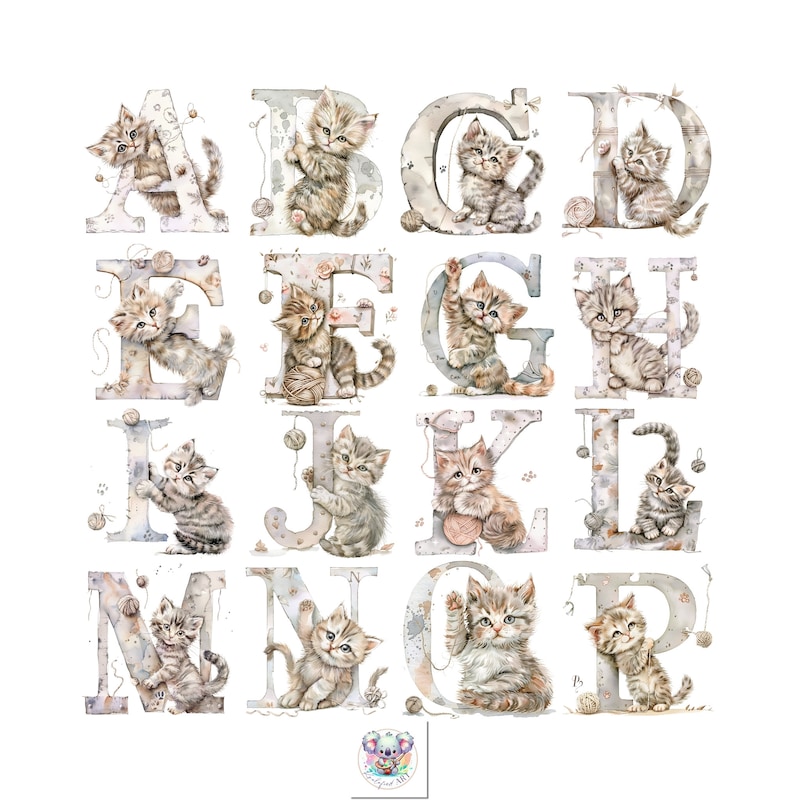 Cat Letters - Etsy