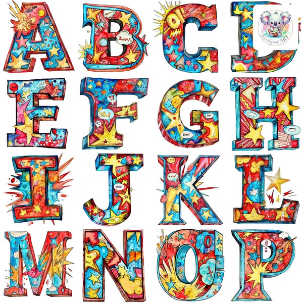 Superhero Pop Art - Etsy