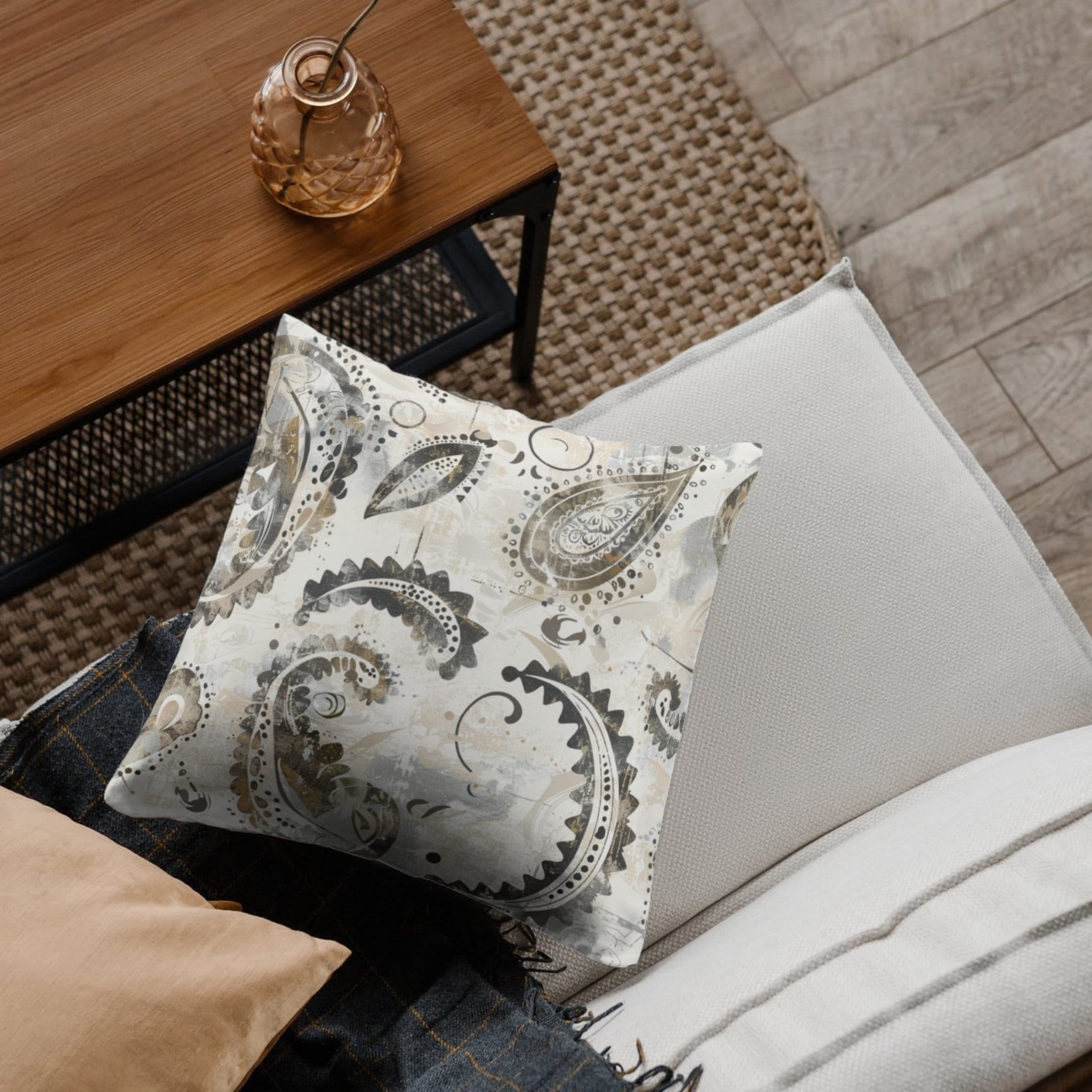 Paisley Print Parade Vibrant Seamless Pattern Digital Paper Set, 40 Designs, 300 DPI Elegance ...