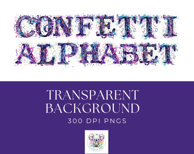 Pink Confetti Letters and Numbers, Confetti Alphabet, Pink Confetti ...