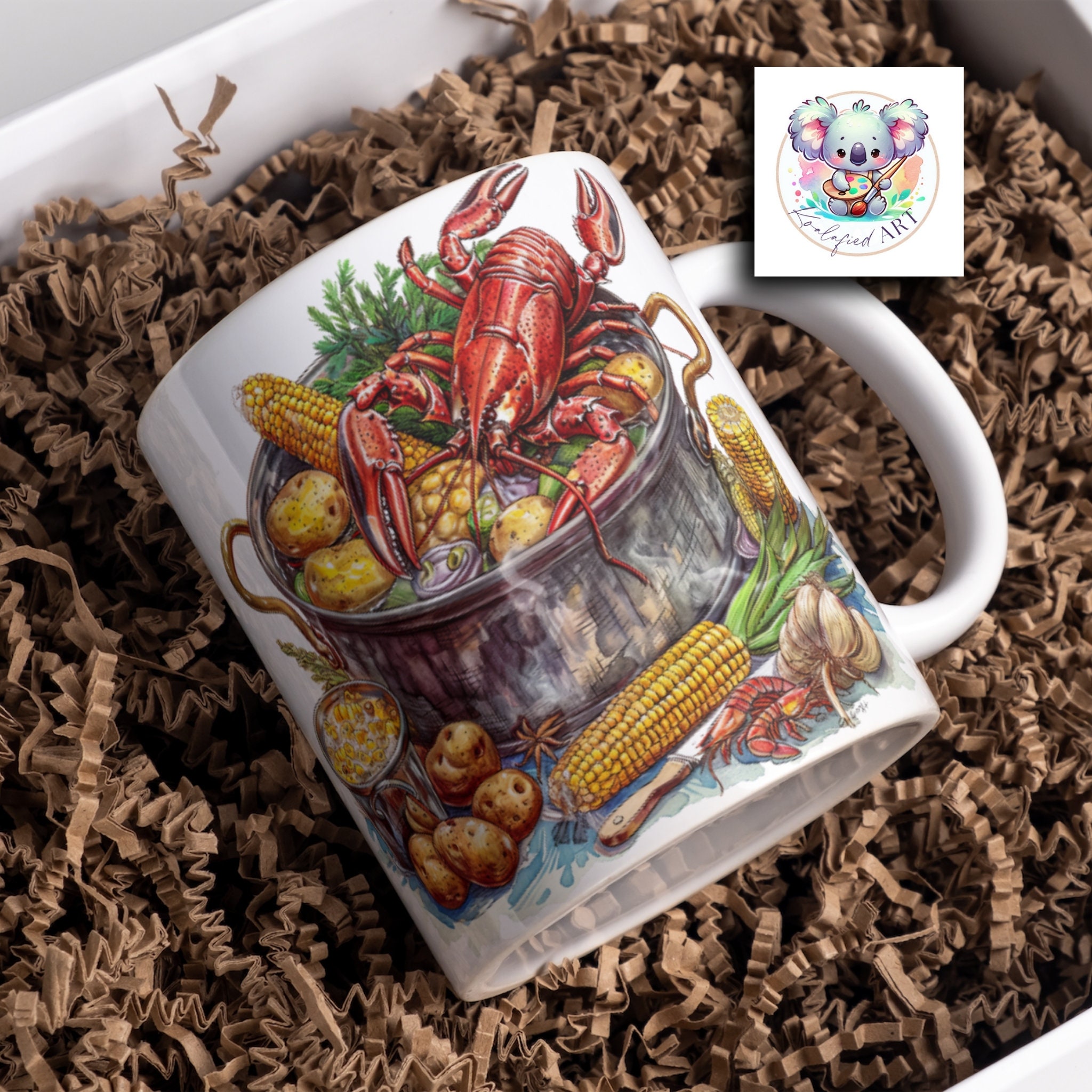Crawfish Boil Clipart – Rustic Pot Feast | 4 Pngs 300 DPI - Instant ...