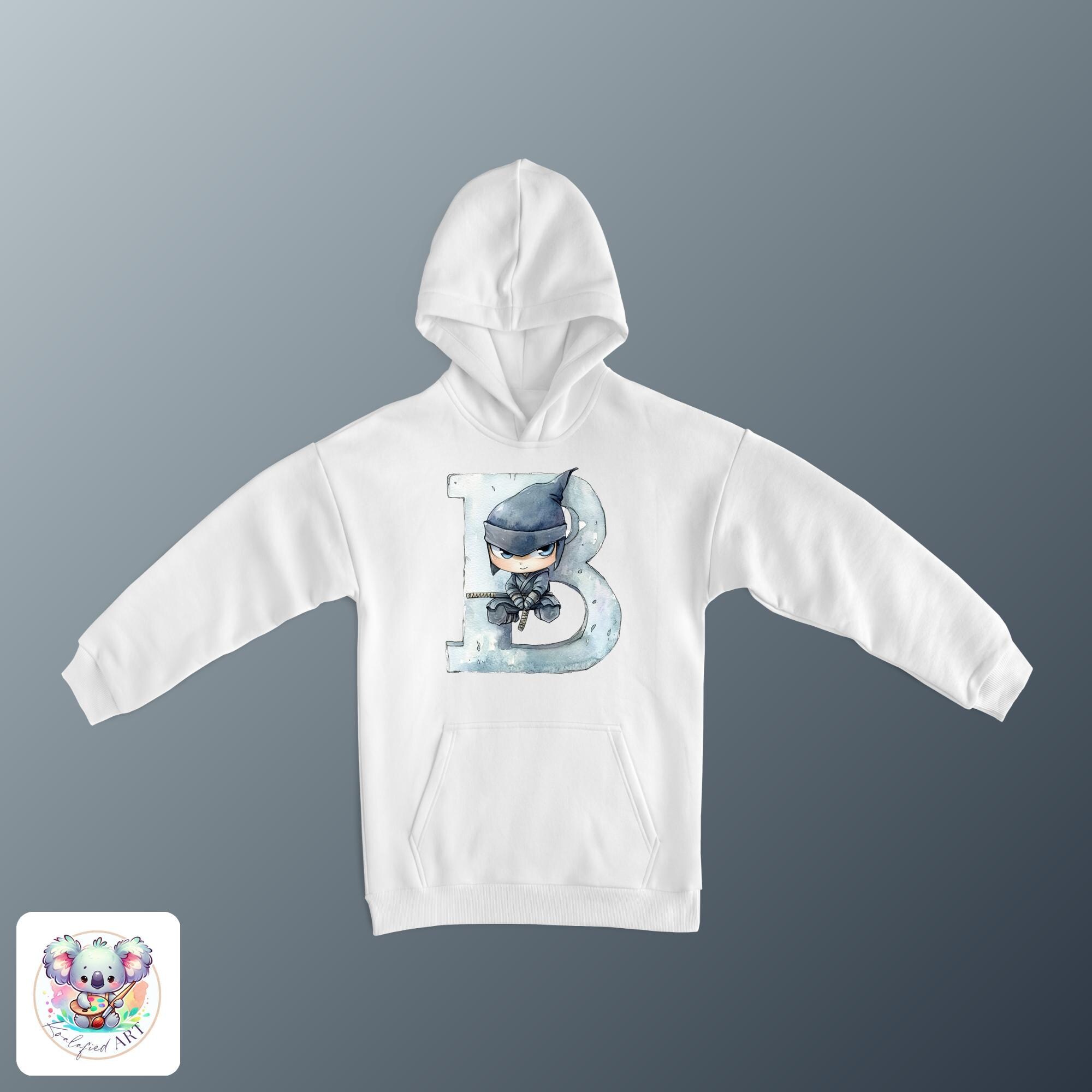 Chibi Ninja Alphabet Clipart: Kawaii Warrior Letters (PNG Digital ...