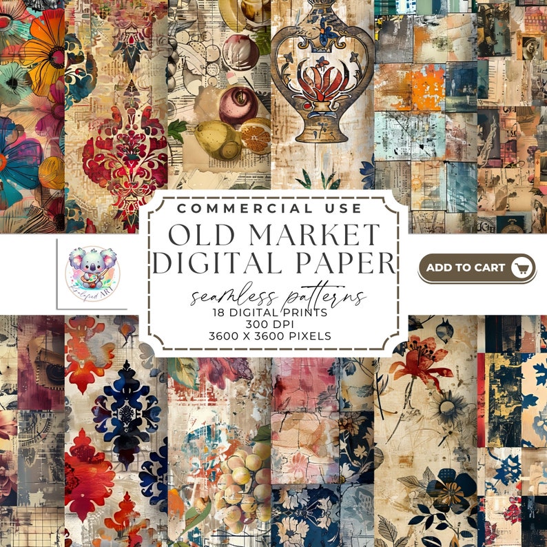 Digital Paper Pack: 90s Retro Patterns - Bold Colors, Seamless - Etsy