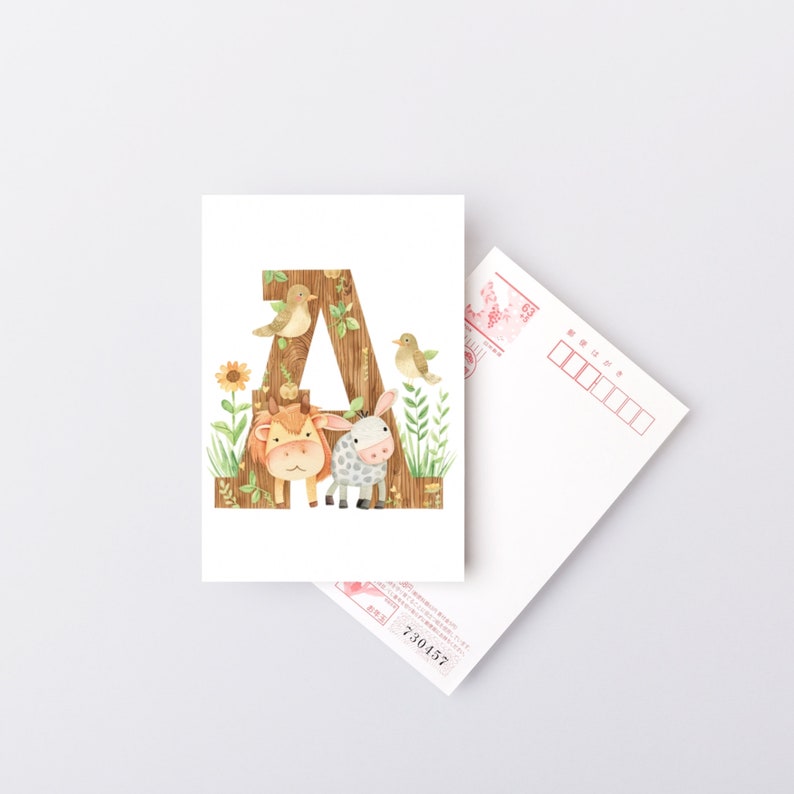 Homestead Letters Farm Animals Alphabet Clipart 26 Charming Pngs for ...