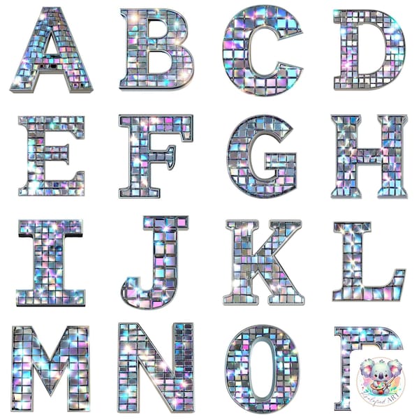 Sparkly Letters - Etsy UK