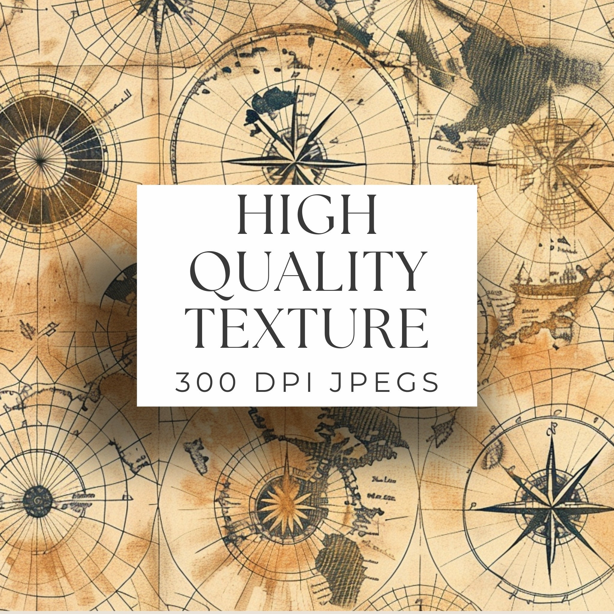 Timeless Travels 40 Old Maps Seamless Pattern Digital Paper, Nostalgic ...