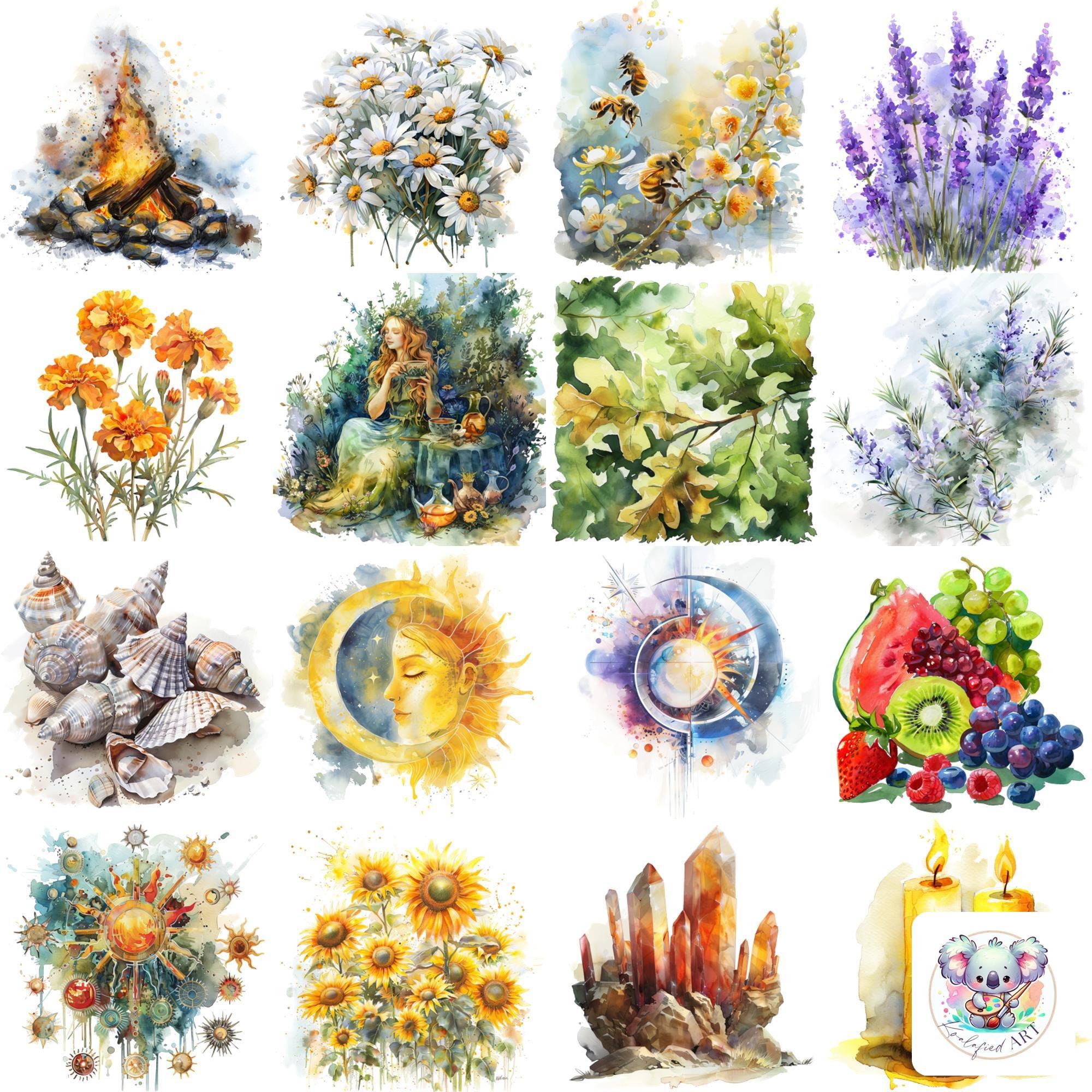 Litha Clipart Collection 60 High-resolution 300 DPI Pngs Including ...
