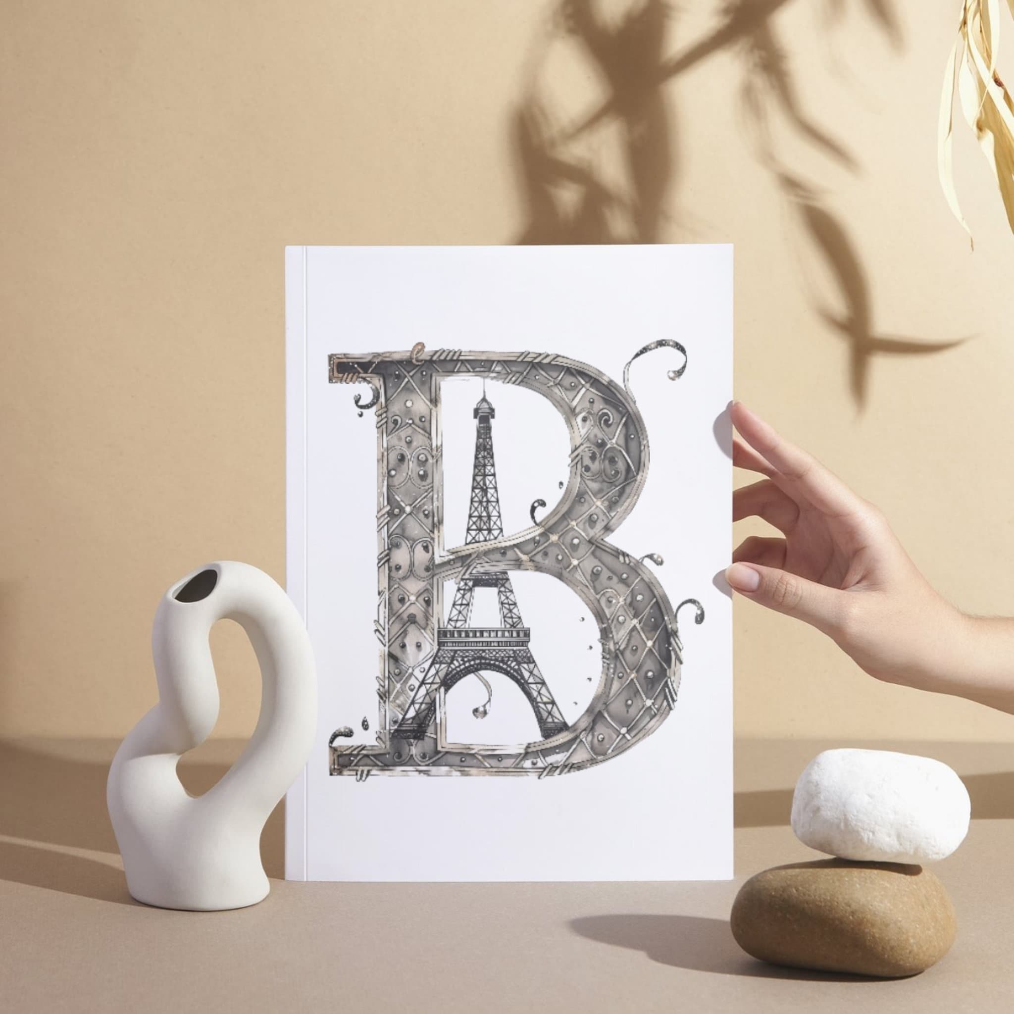 Watercolor Paris Eiffel Tower Alphabet Clipart: 26 Chic Pngs (300 DPI ...
