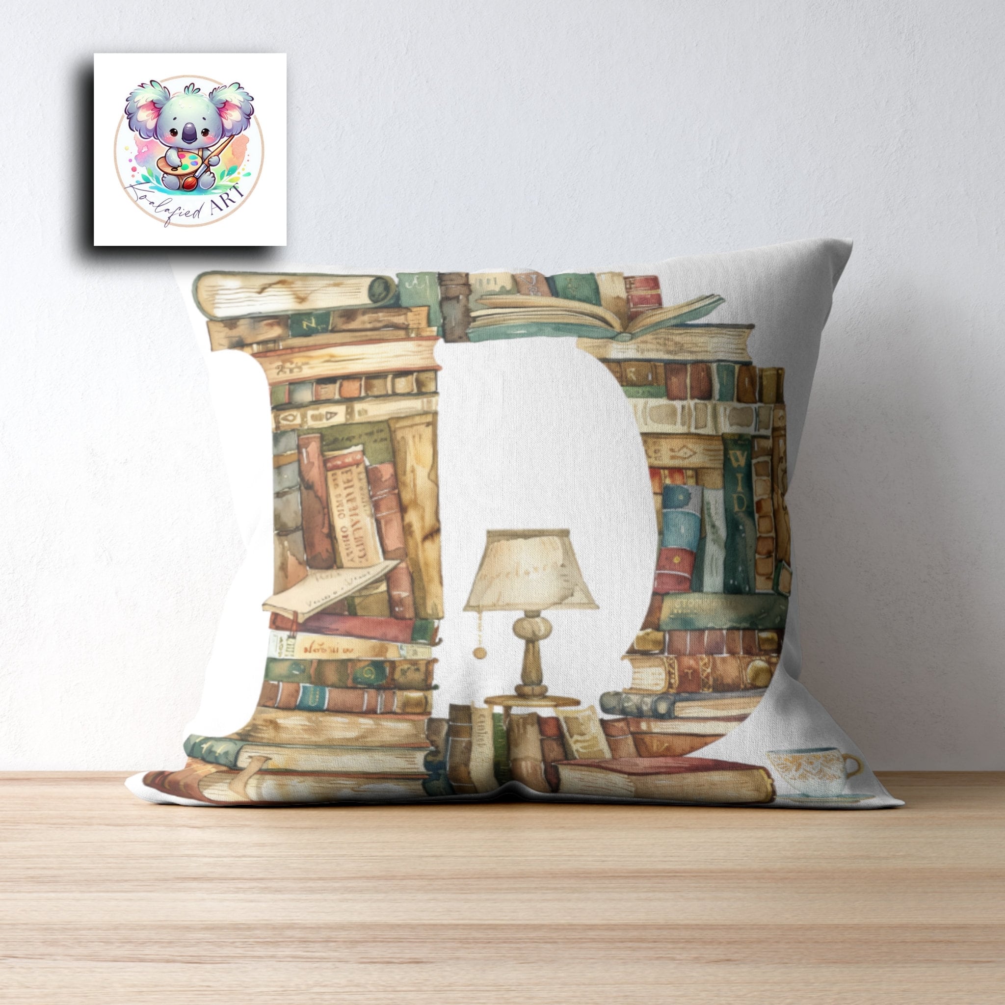 Vintage Library Abcs Watercolor Book Letter Alphabet Clipart, 300 DPI ...