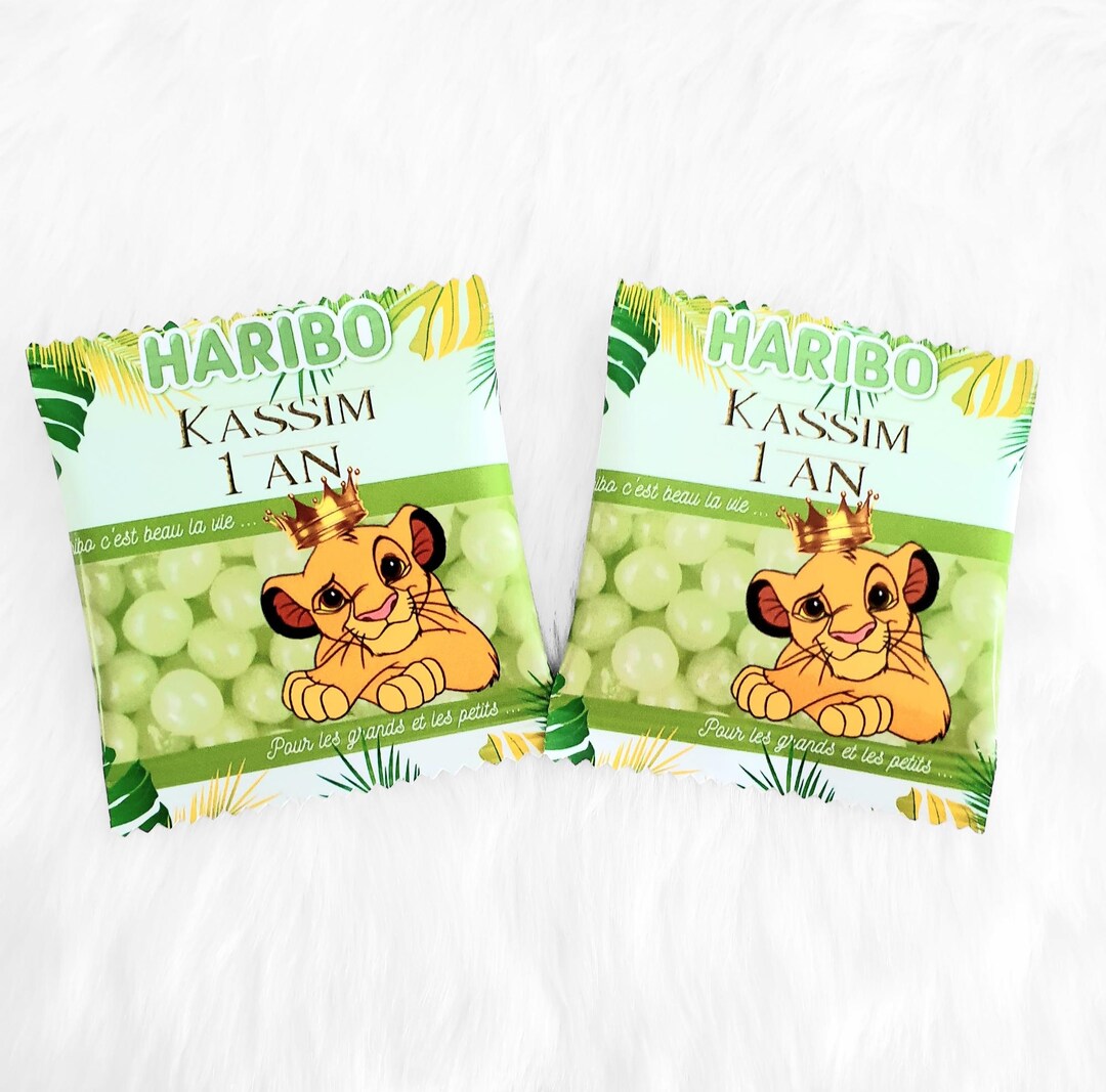 Mini Haribo Dragibus Personalized Theme of Your Choice, Birthday ...