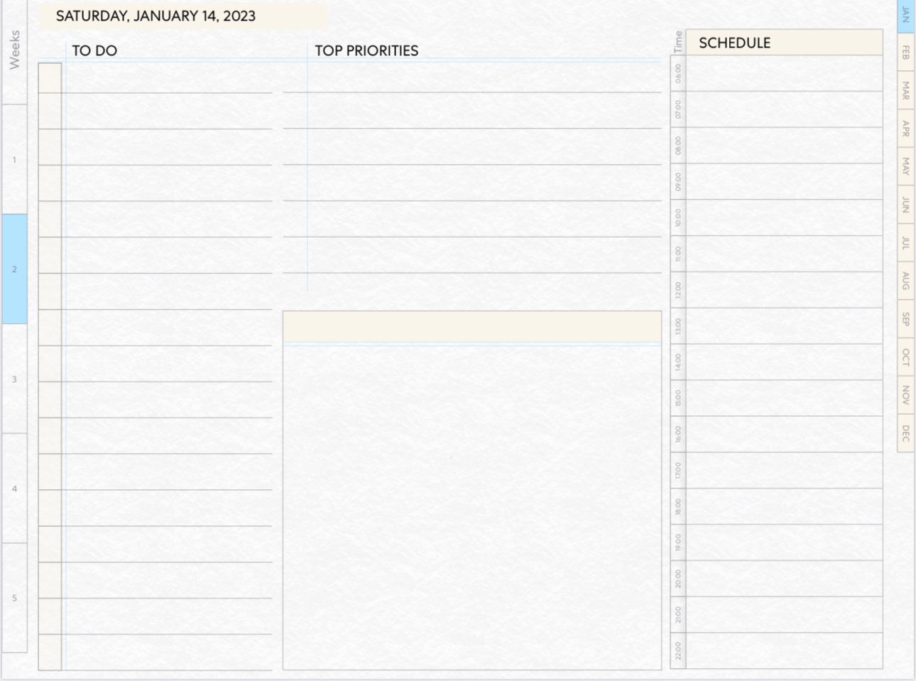 Digital Yearly Planner 2023 - Etsy