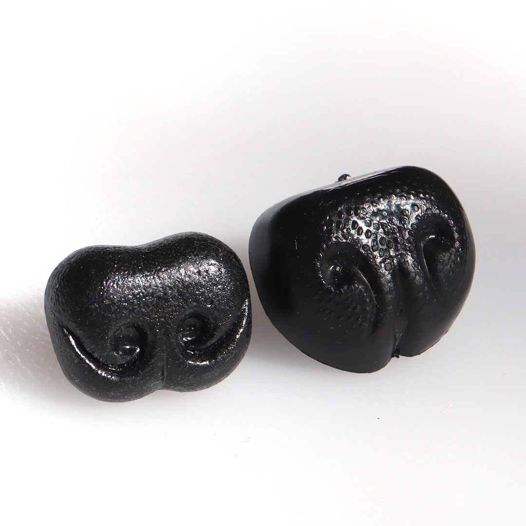 Large Black Plastic Dog Safety Nose, Craft Toy Nose (30mm) - Etsy