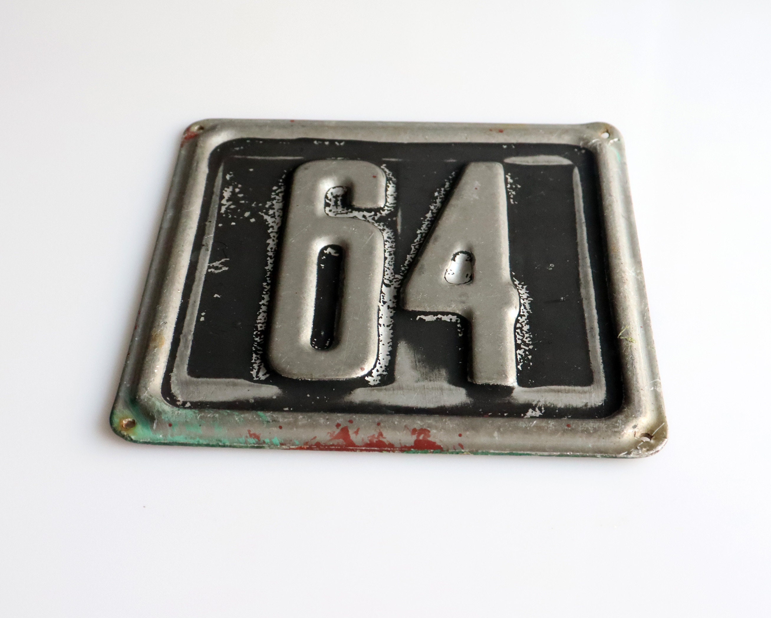 Metal House Number, Vintage Door Number, Retro Address Sign - Etsy