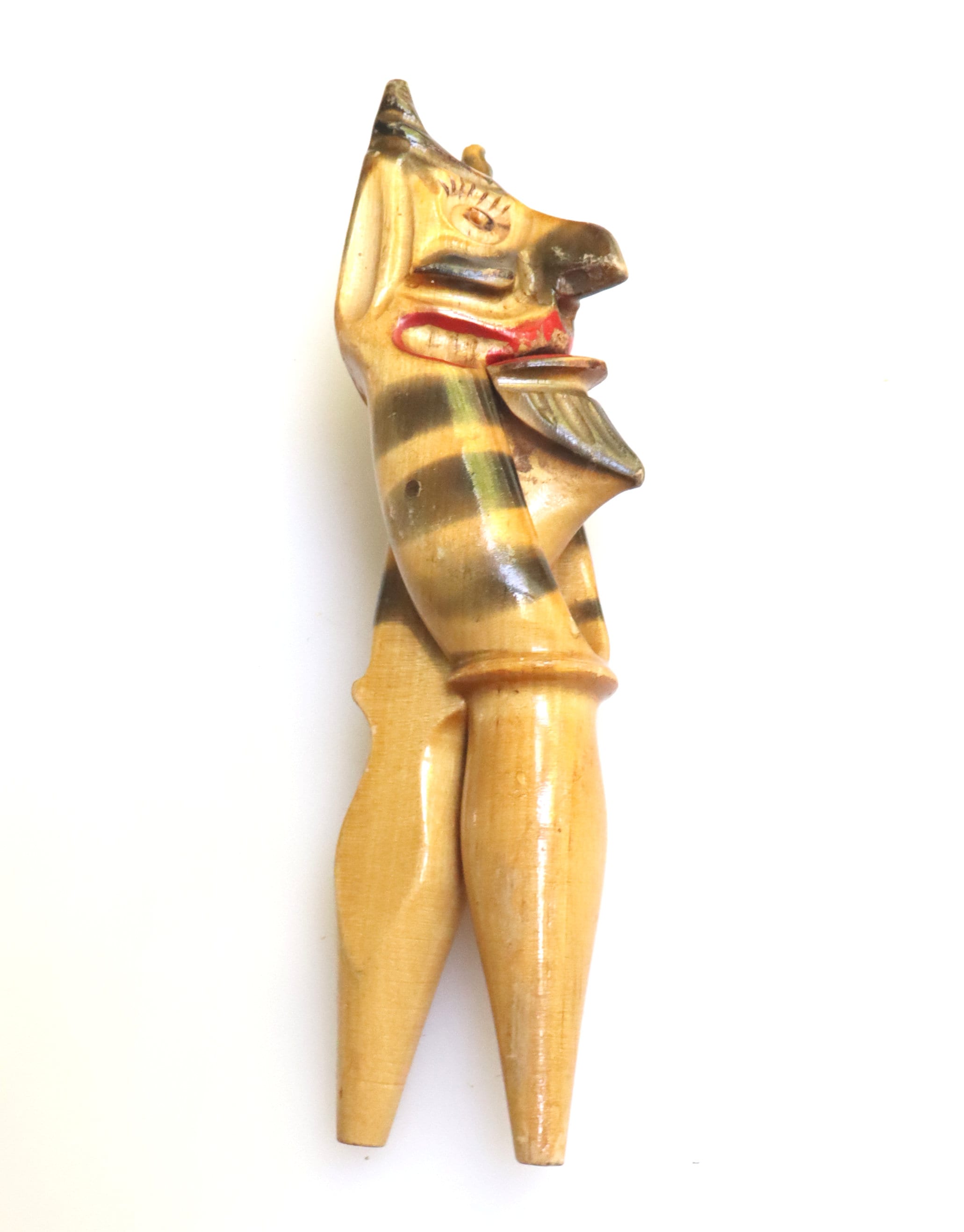 Unique Nut Cracker, Vintage Wooden Hand Carved Nutcracker, Nut Cracker ...