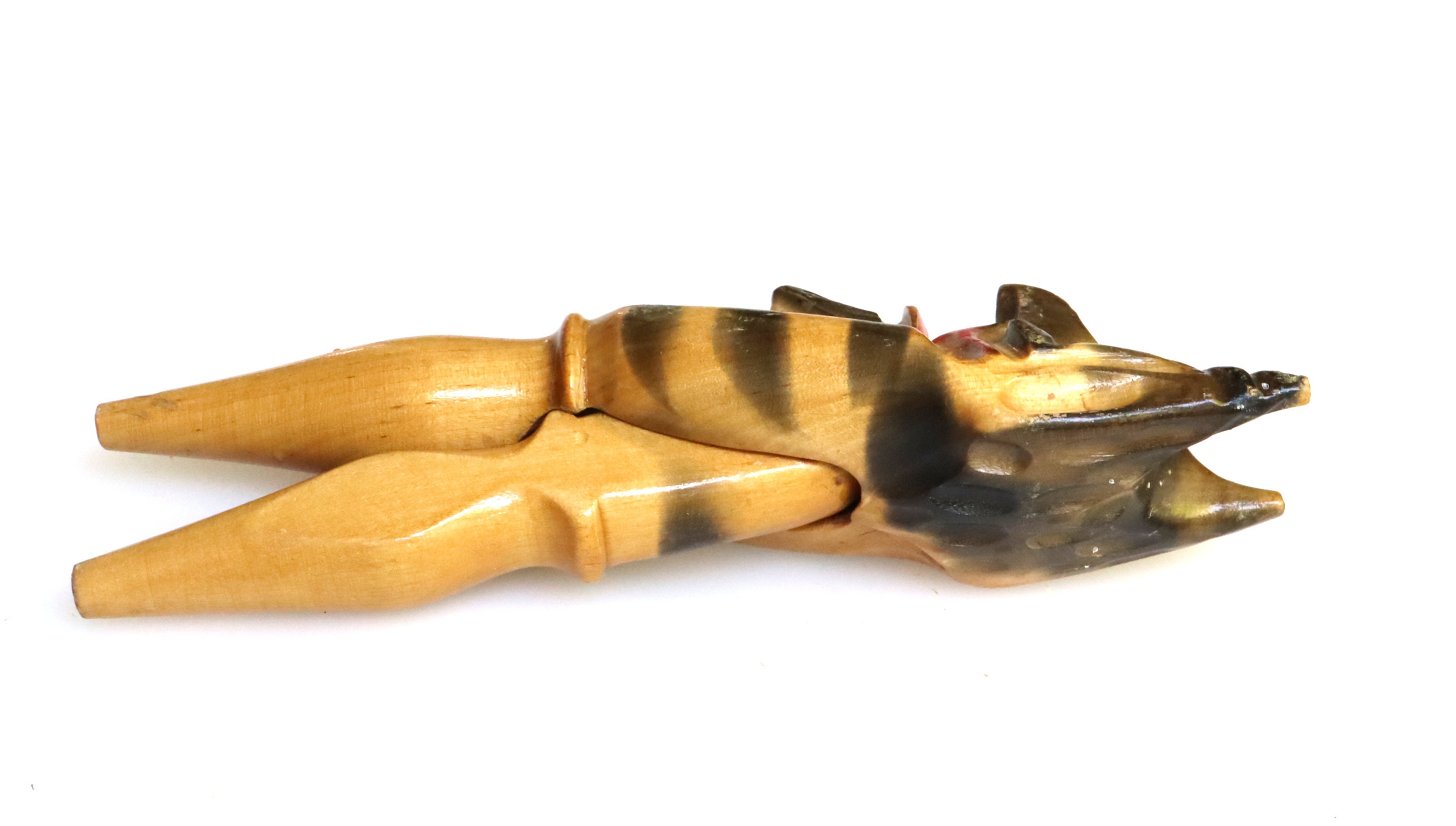 Unique Nut Cracker, Vintage Wooden Hand Carved Nutcracker, Nut Cracker ...