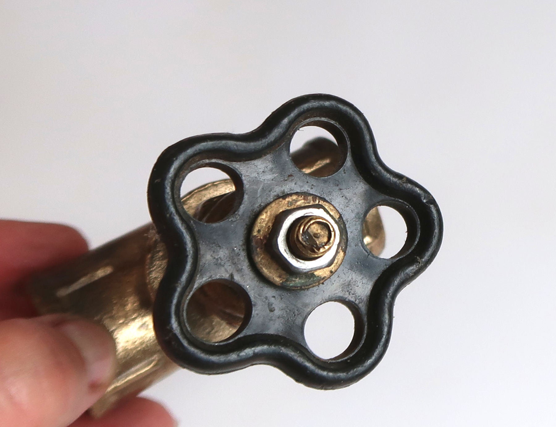Industrial Brass Water Valve With Metal Handle, Soviet Faucet - Etsy