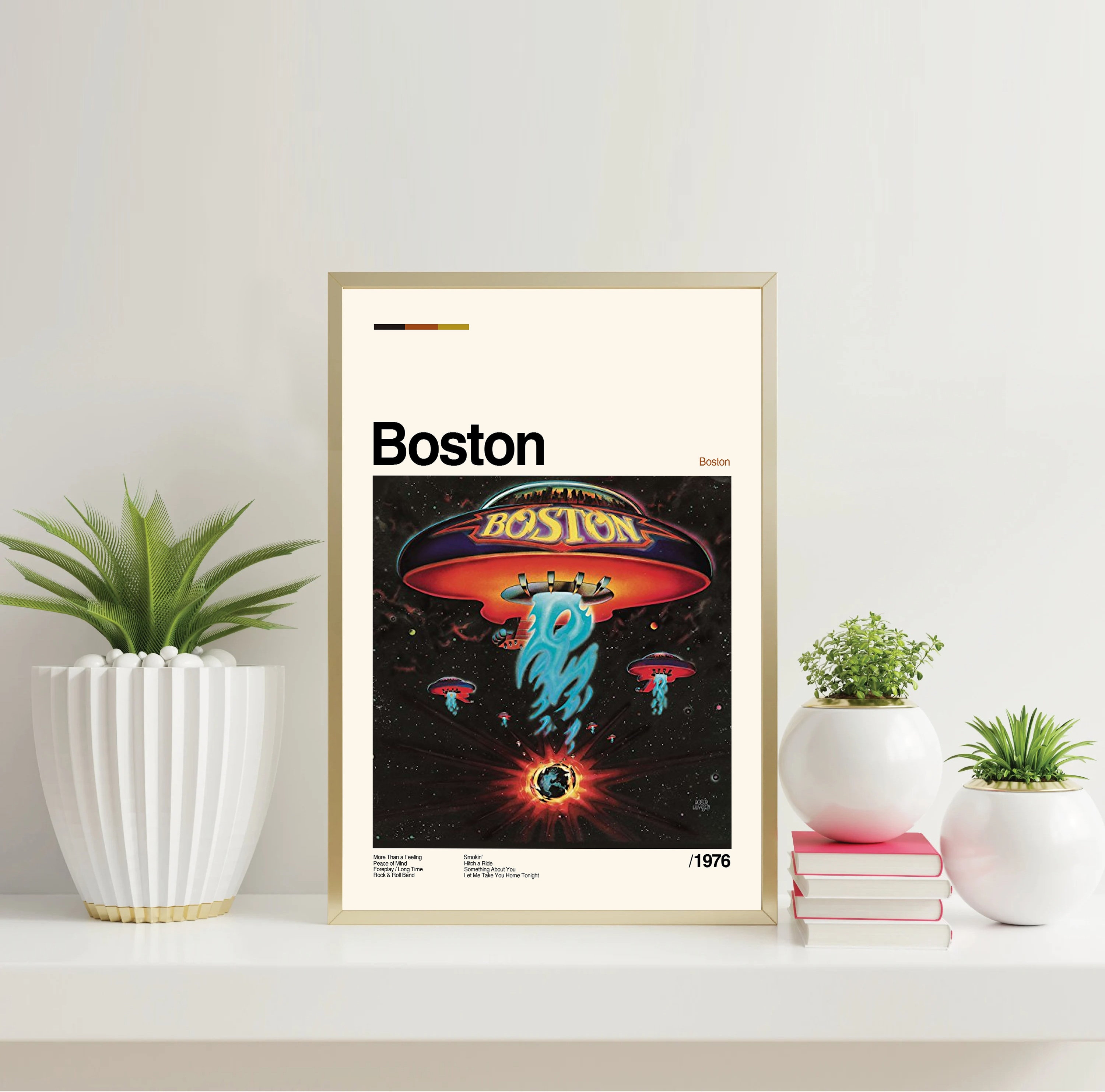 Boston Poster Boston Rock Band Poster sold by DaviKeller | SKU 40903149 ...