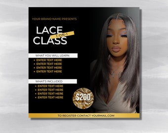 Masterclass Flyer, Master Class Flyer Template, Social Media Template ...