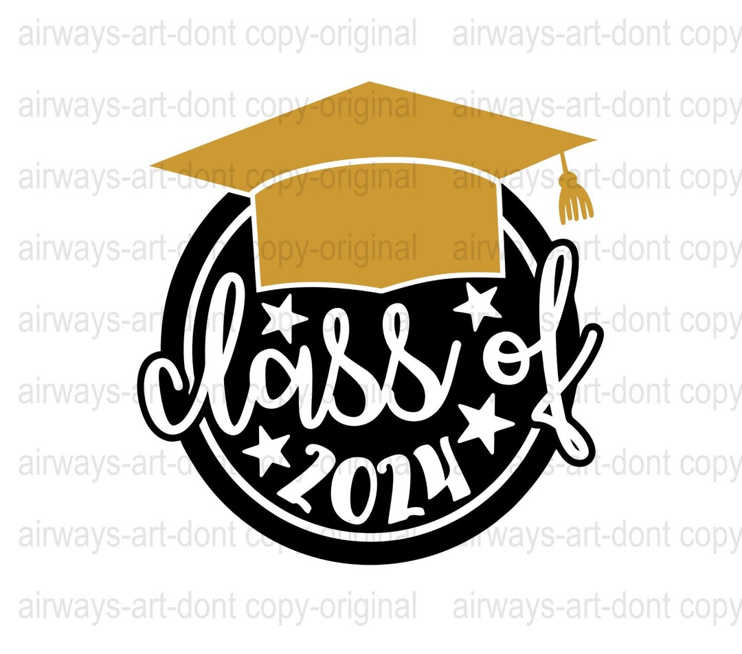 Class of 2024 Graduation PNG, Senior Graduate Clipart, Class of 2024 ...