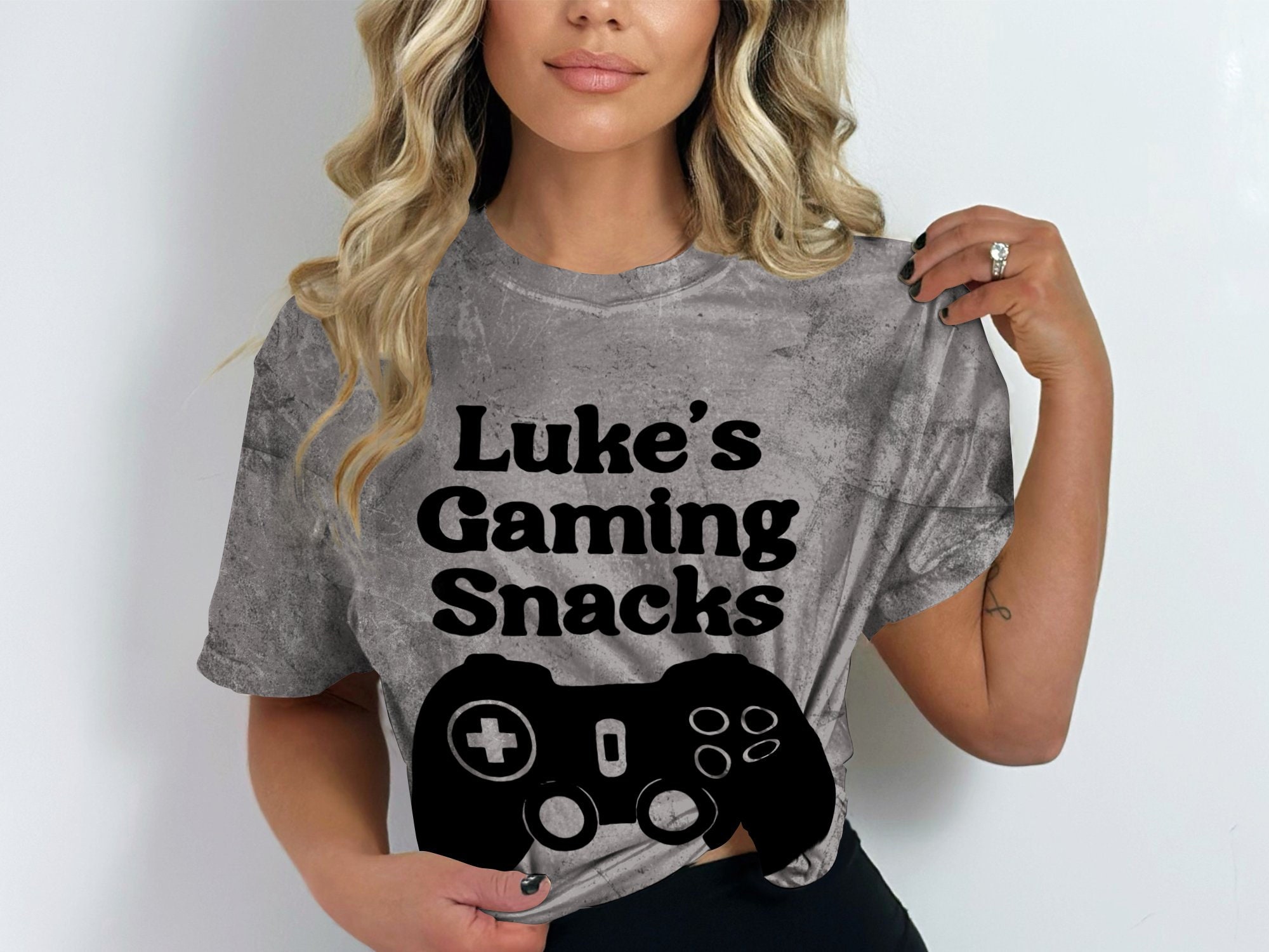 Custom Gaming Snacks Logo PNG, Digital Download, Video Game Controller ...