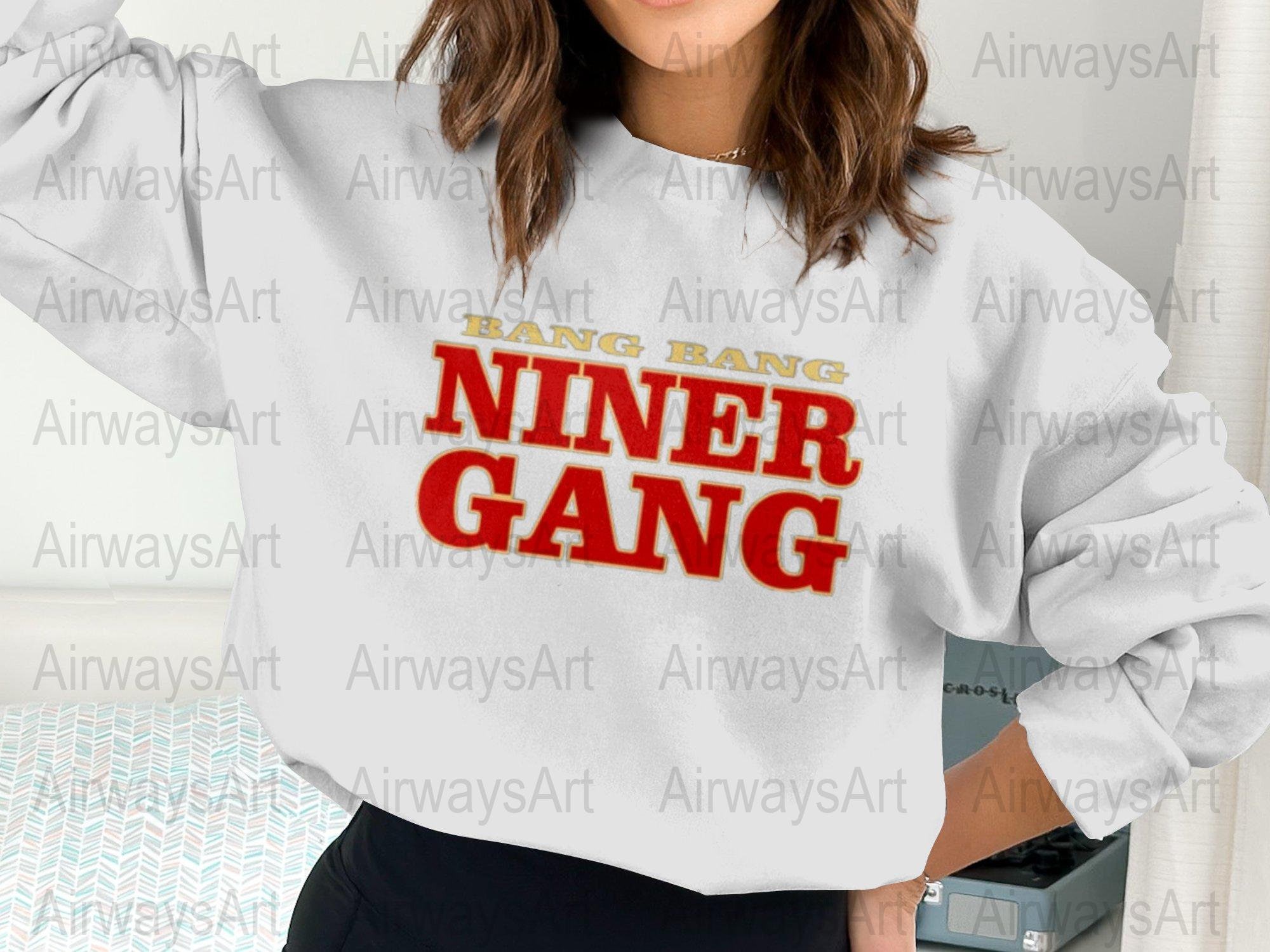 Bang Bang Niner Gang PNG, Football Fan Art Digital Download, Sports ...