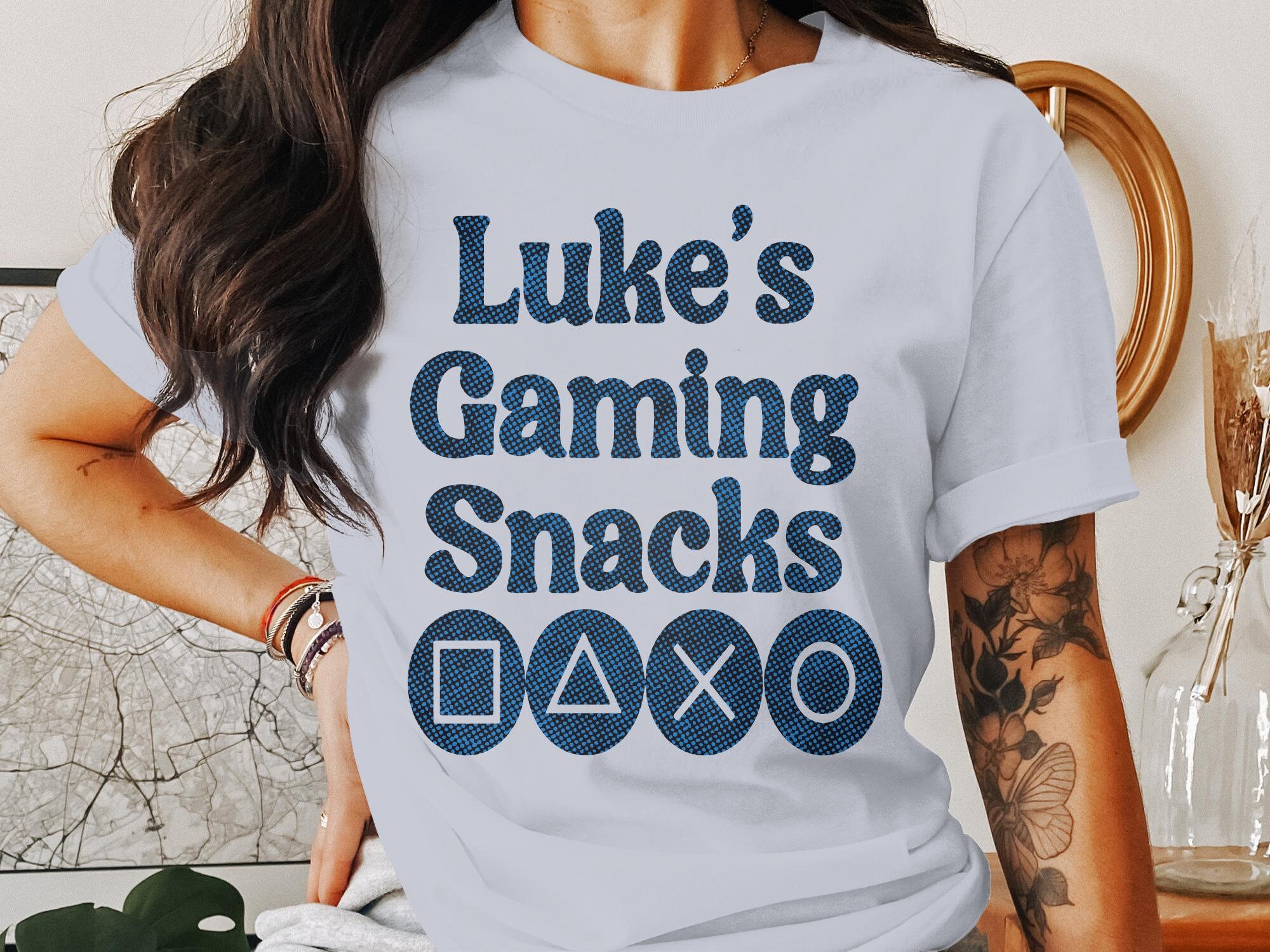 Luke's Gaming Snacks PNG, Digital Download for Streamers, Console Icons ...