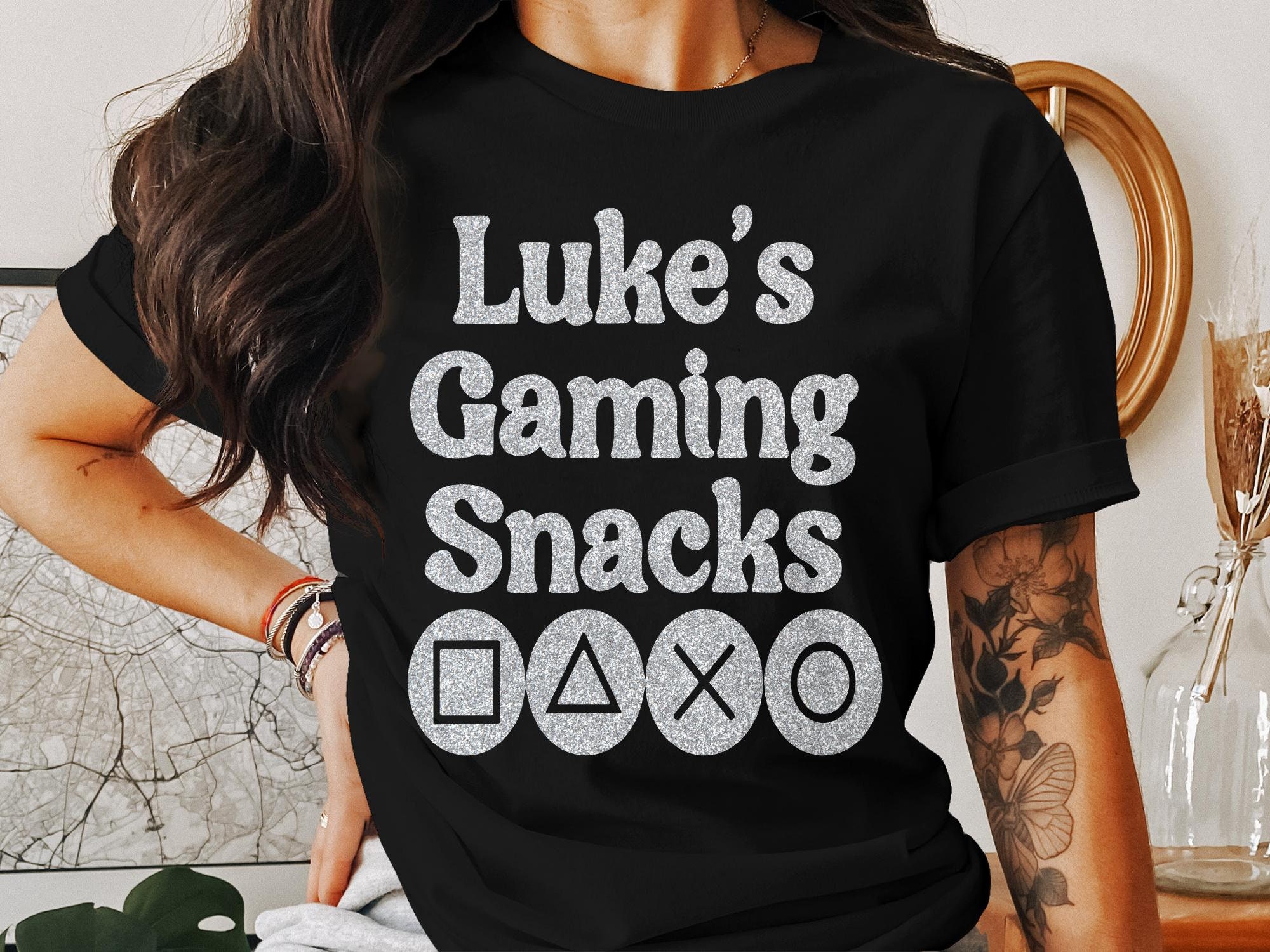 Luke's Gaming Snacks PNG, Digital Download for Streamers, Console Icons ...