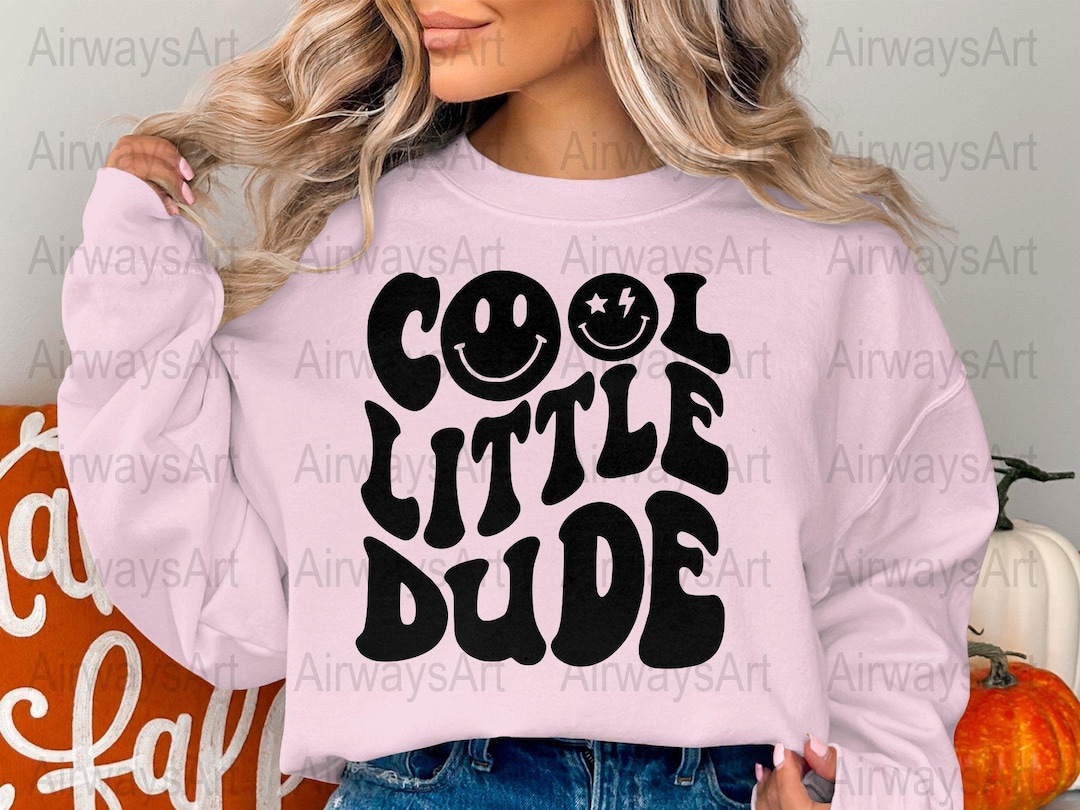 Cool Little Dude PNG, Smile Face Digital Download, Boys Room Decor ...