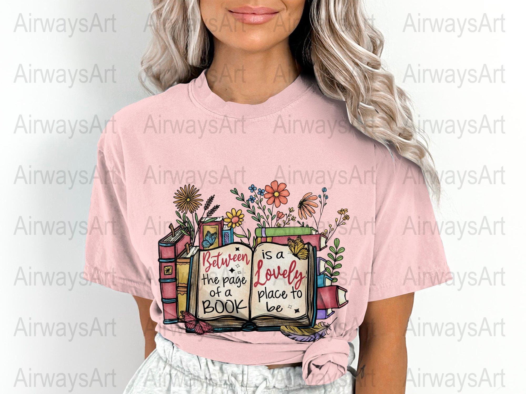 Book Lover Digital Art, Instant Download PNG, Colorful Bookshelf ...