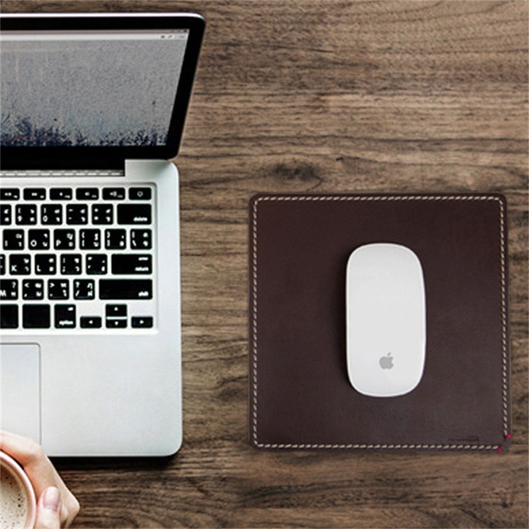 Cowhide Mouse Rest Leather Ergonomic Mouse Pad Genuine - Etsy