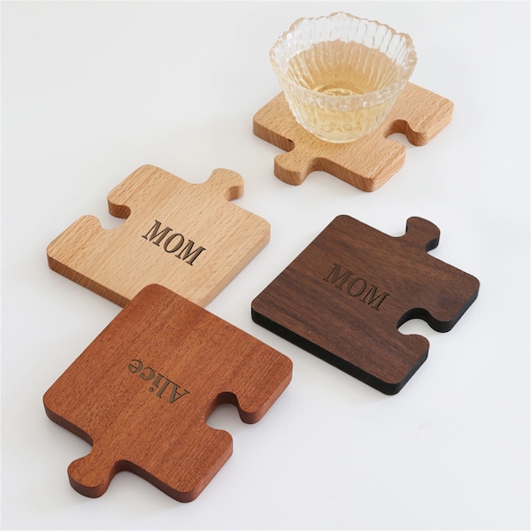 Puzzle Coasters - Etsy