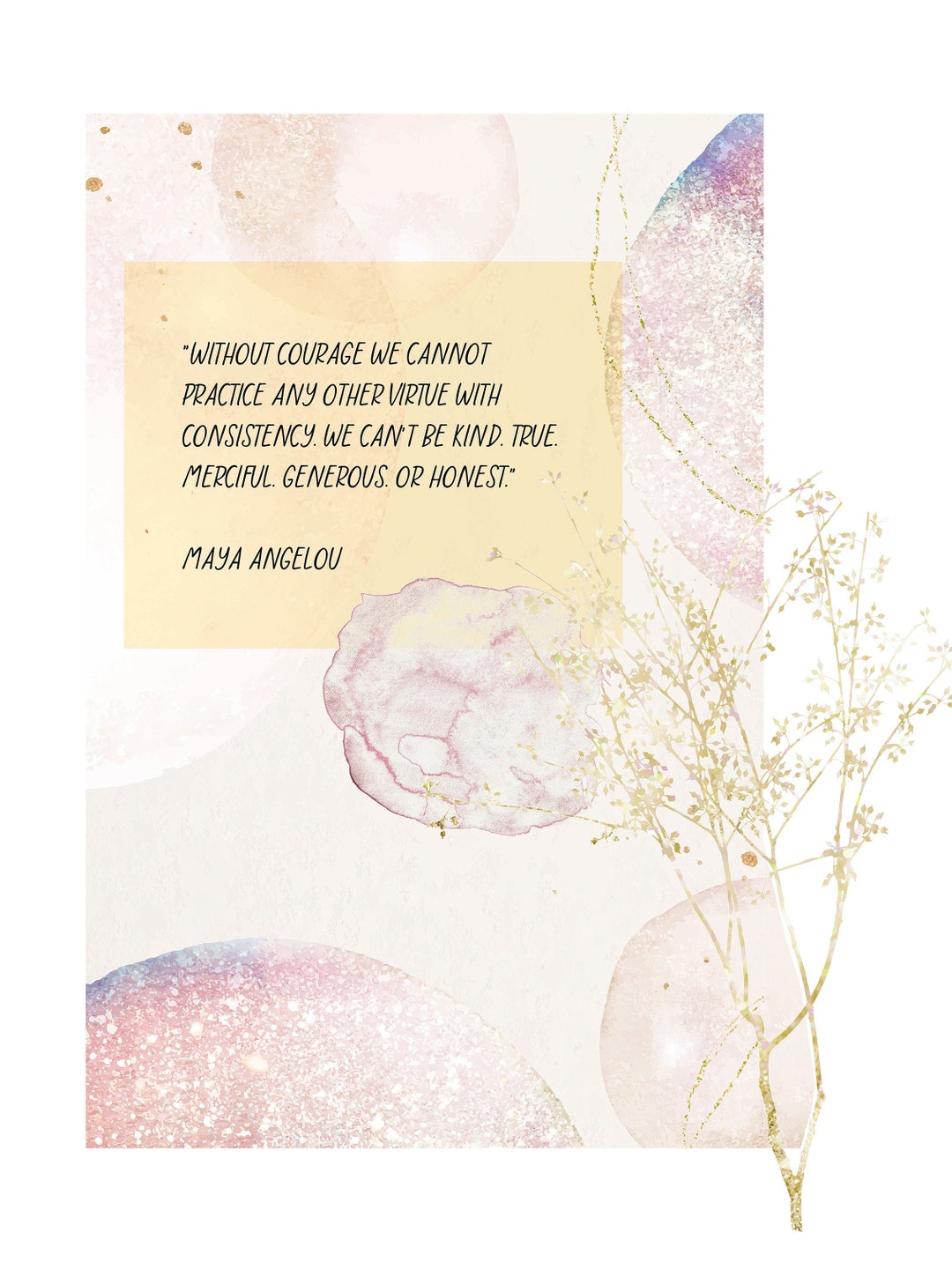 Gratitude Honesty Generosity Poetry Poem Maya Angelou Inspirational ...