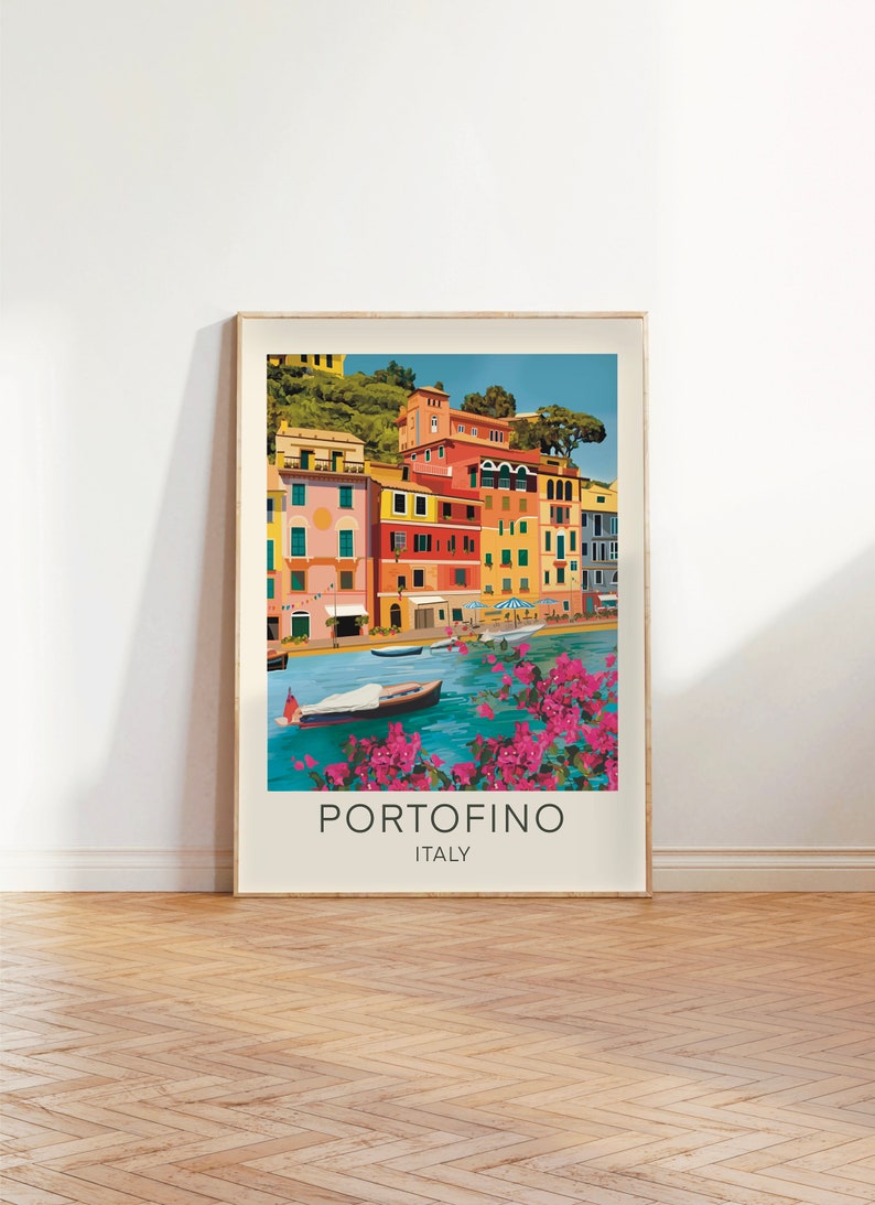 Portofino Poster Digital Download - Etsy