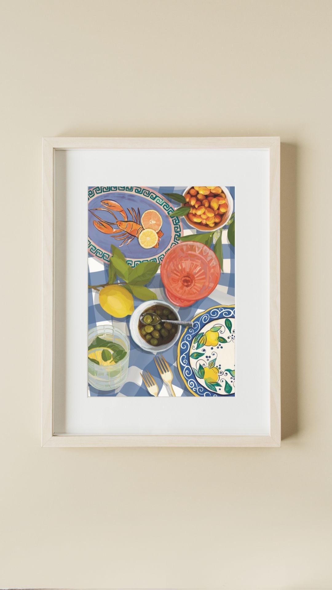 Amalfi Table Art Digital Download - Etsy