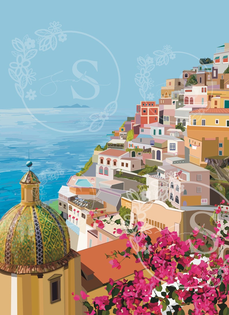 Positano Digital Download - Etsy