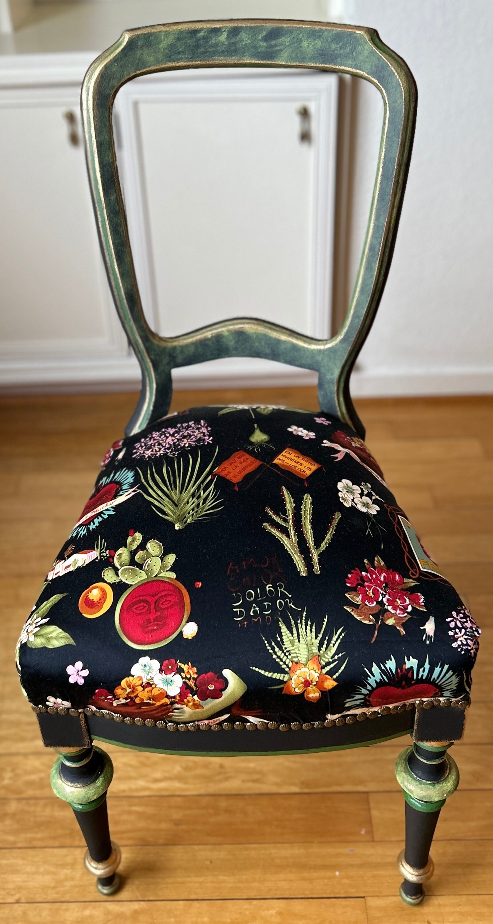 Antique Chairs in Frida Kahlo Style - Etsy