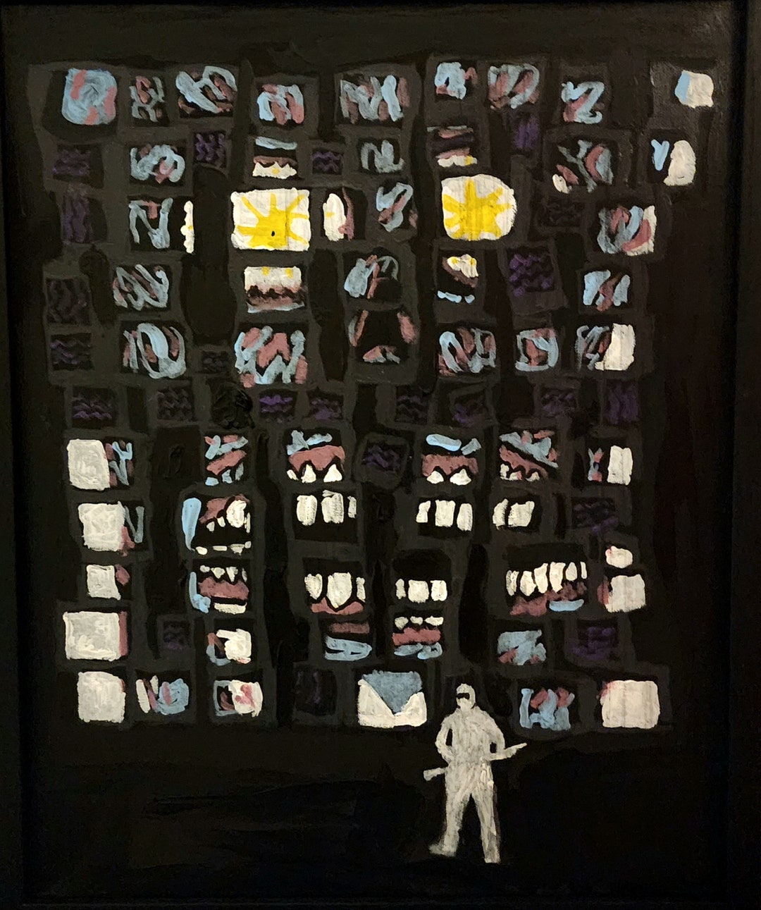 THEY LIVE John Carpenter Roddy Pipper Keith David 16x 20 Acrylic ...