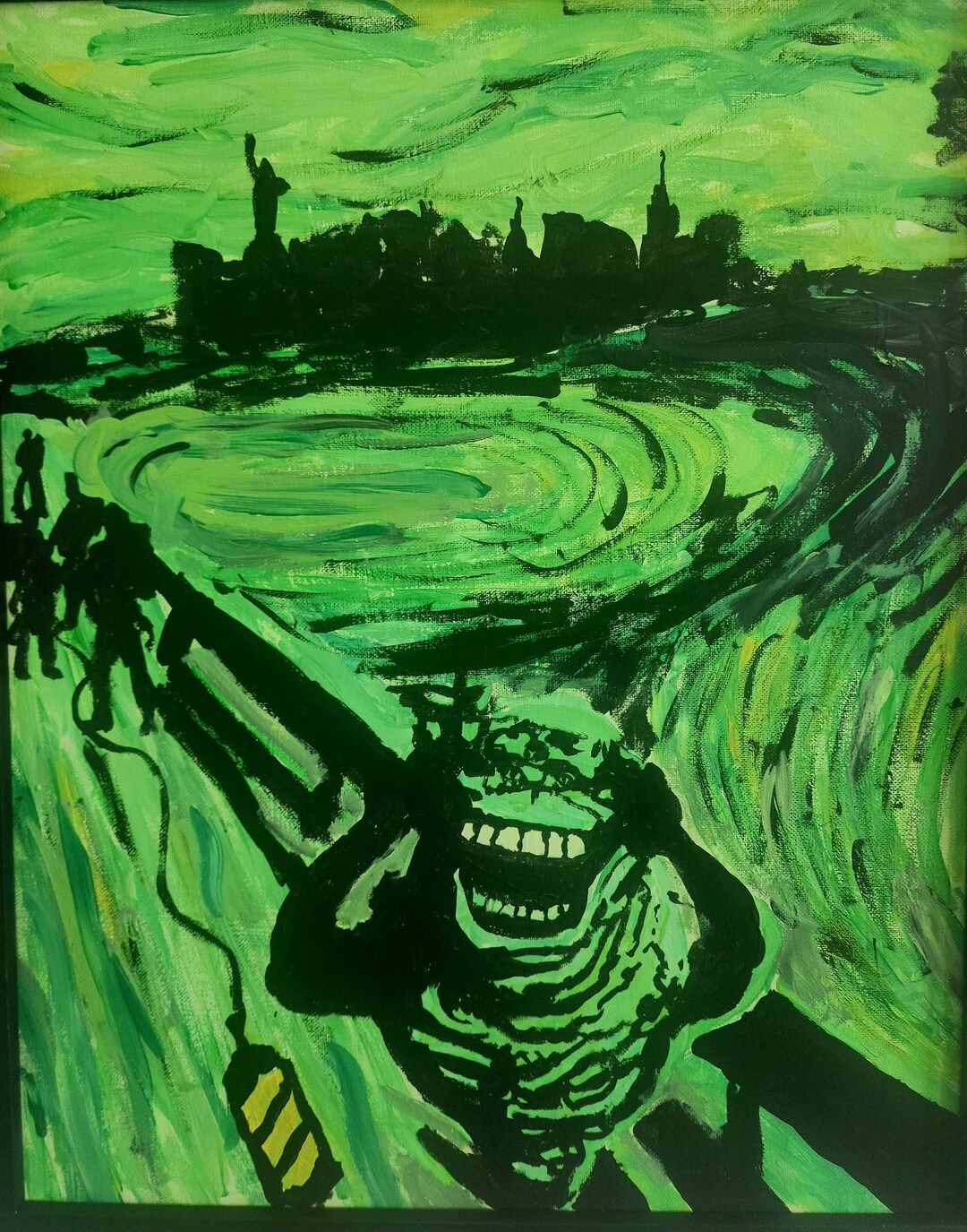 GHOSTBUSTERS the Slime Ivan Reitman Bill Murray Dan Aykroyd Harold ...