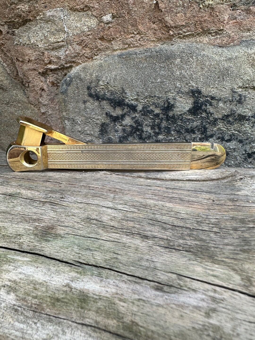 Vintage Gold Coloured Metal German Cigar Cutter - Etsy