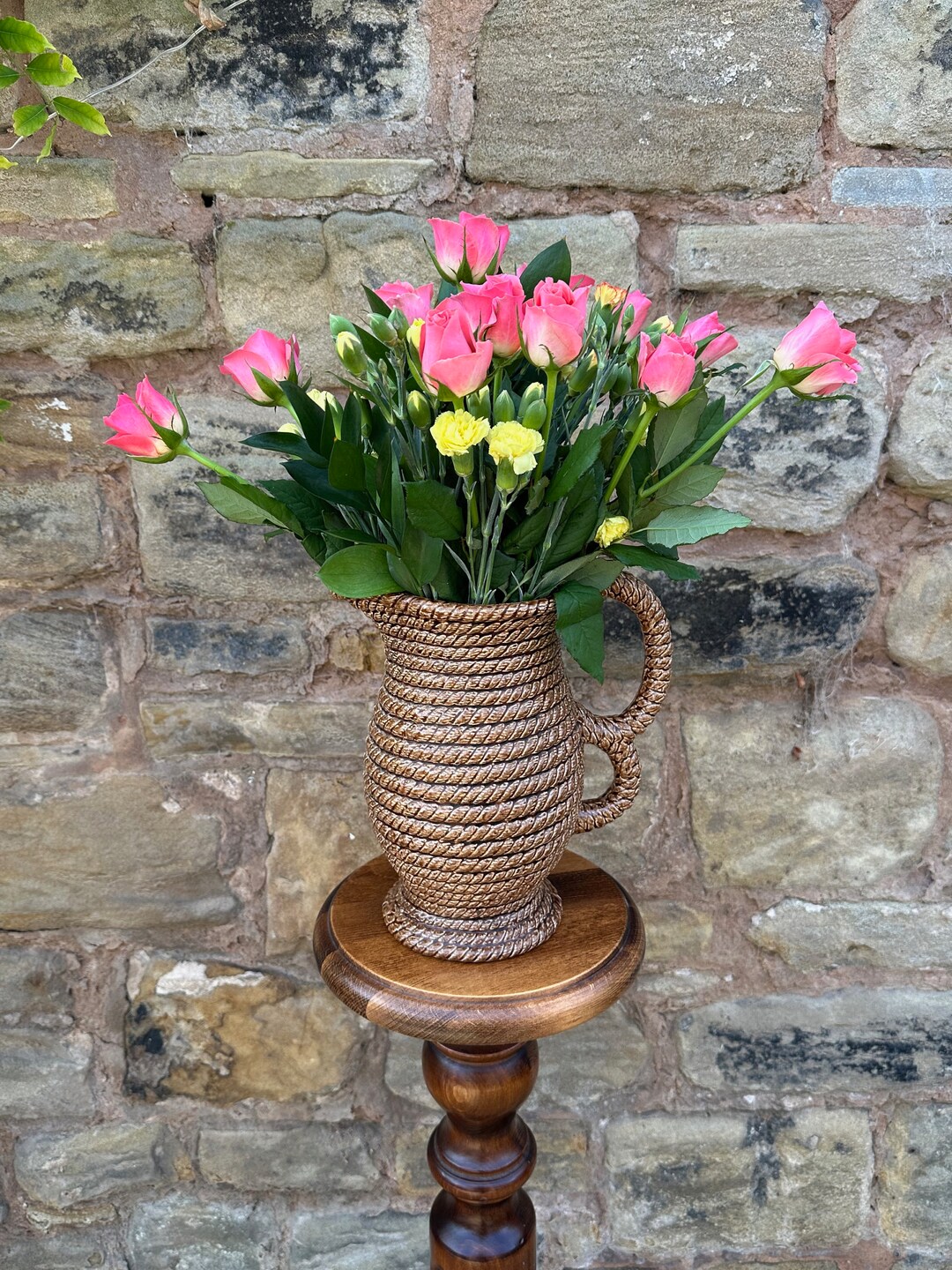 Large Vintage Stoneware Govancroft Pottery Rope Style - Etsy