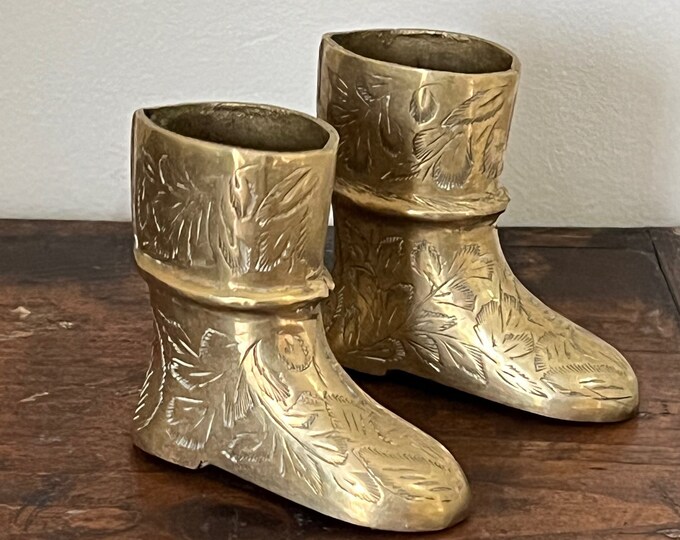 X-large Brass 8.75 Cowboy Boot - Etsy