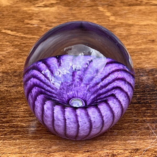 Purple Paperweight - Etsy
