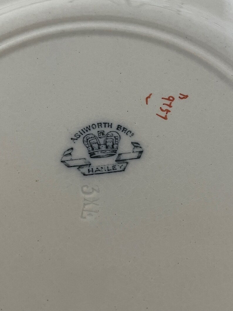 Antique Ashworth Brothers Hanley England 1890 Chinoiserie - Etsy