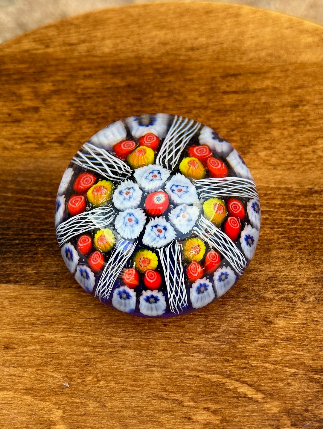 Stunning Vintage Millefiori Scottish Early Seven Spoke Vasart ...