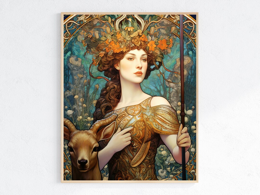 Goddess Artemis Diana Wildlife Greek Roman Mythology Mysticism Wicca ...
