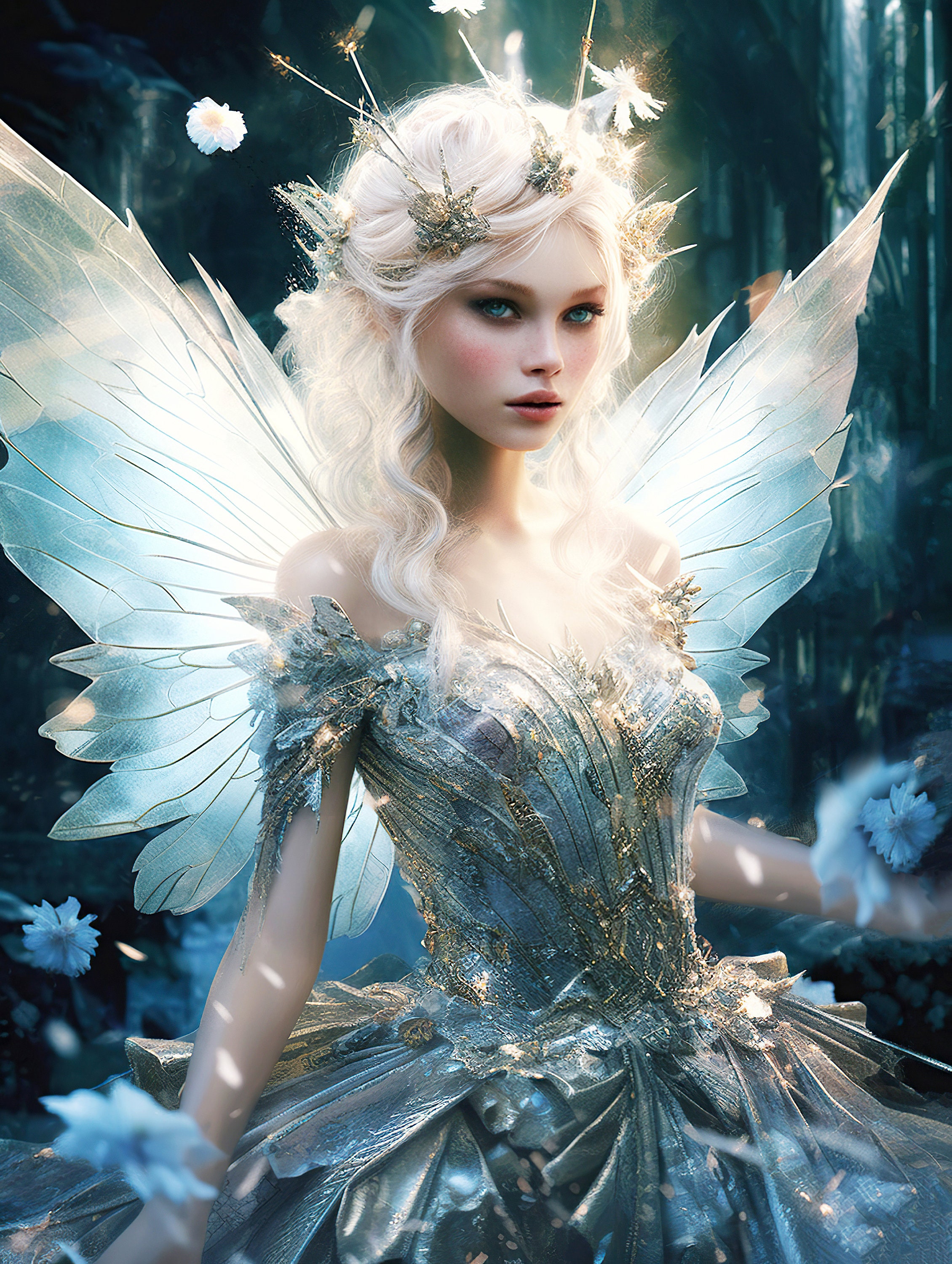 Woodland Fairy Pixie, Faerie, Fantasy, Dreamlike, Wicca Art, Occult ...