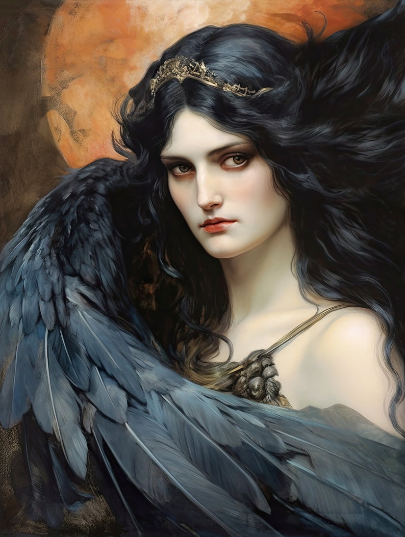 Goddess LILITH Commercial Use Dark Angel Mesopotamian - Etsy