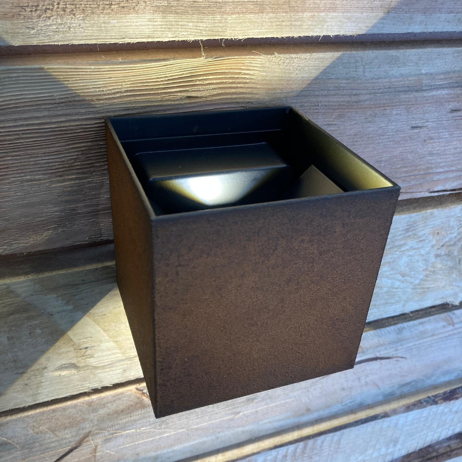 Rusty Outdoor Wall Lamp With Replaceable LED Light Source 102 - Etsy