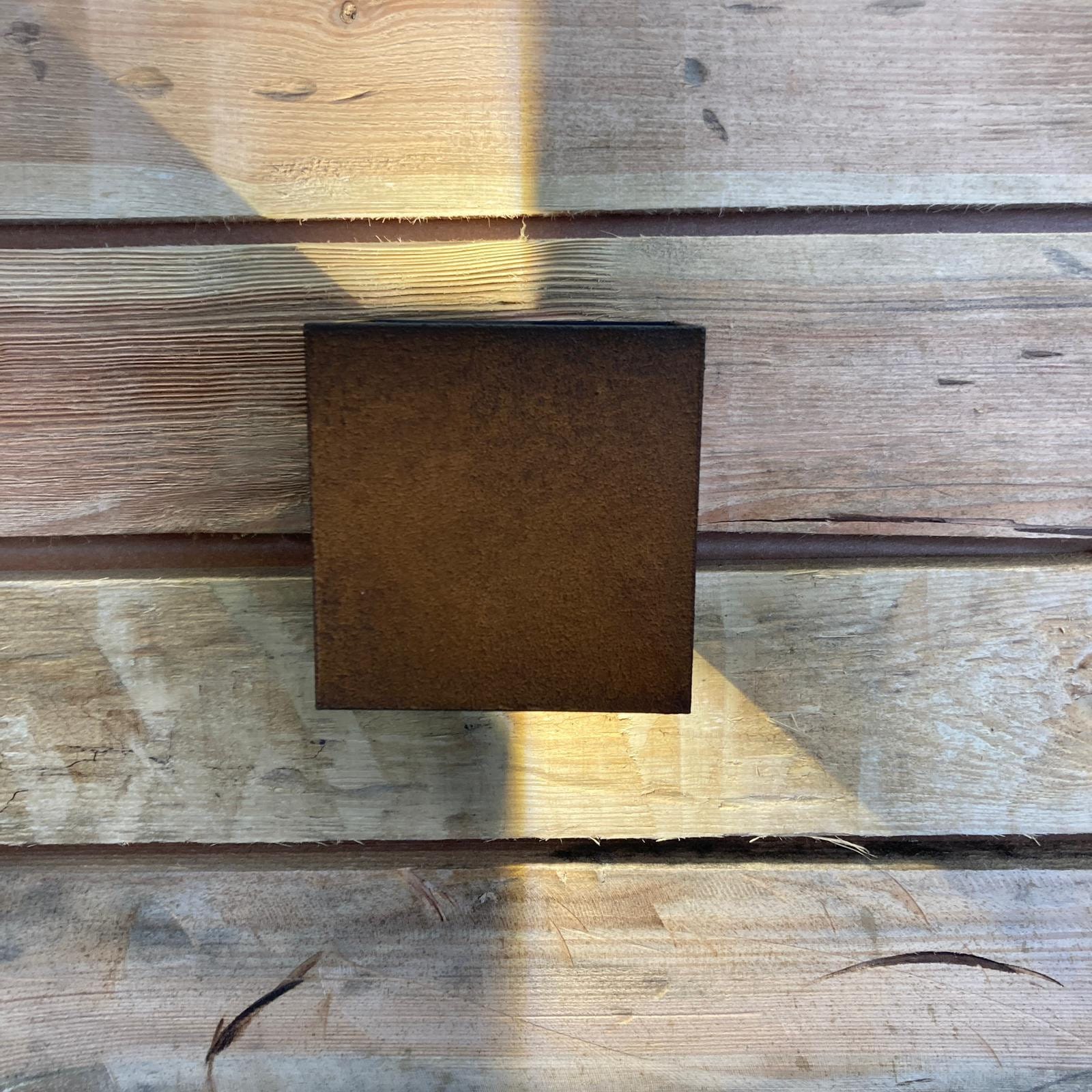 Rusty Outdoor Wall Lamp With Replaceable LED Light Source 102 - Etsy