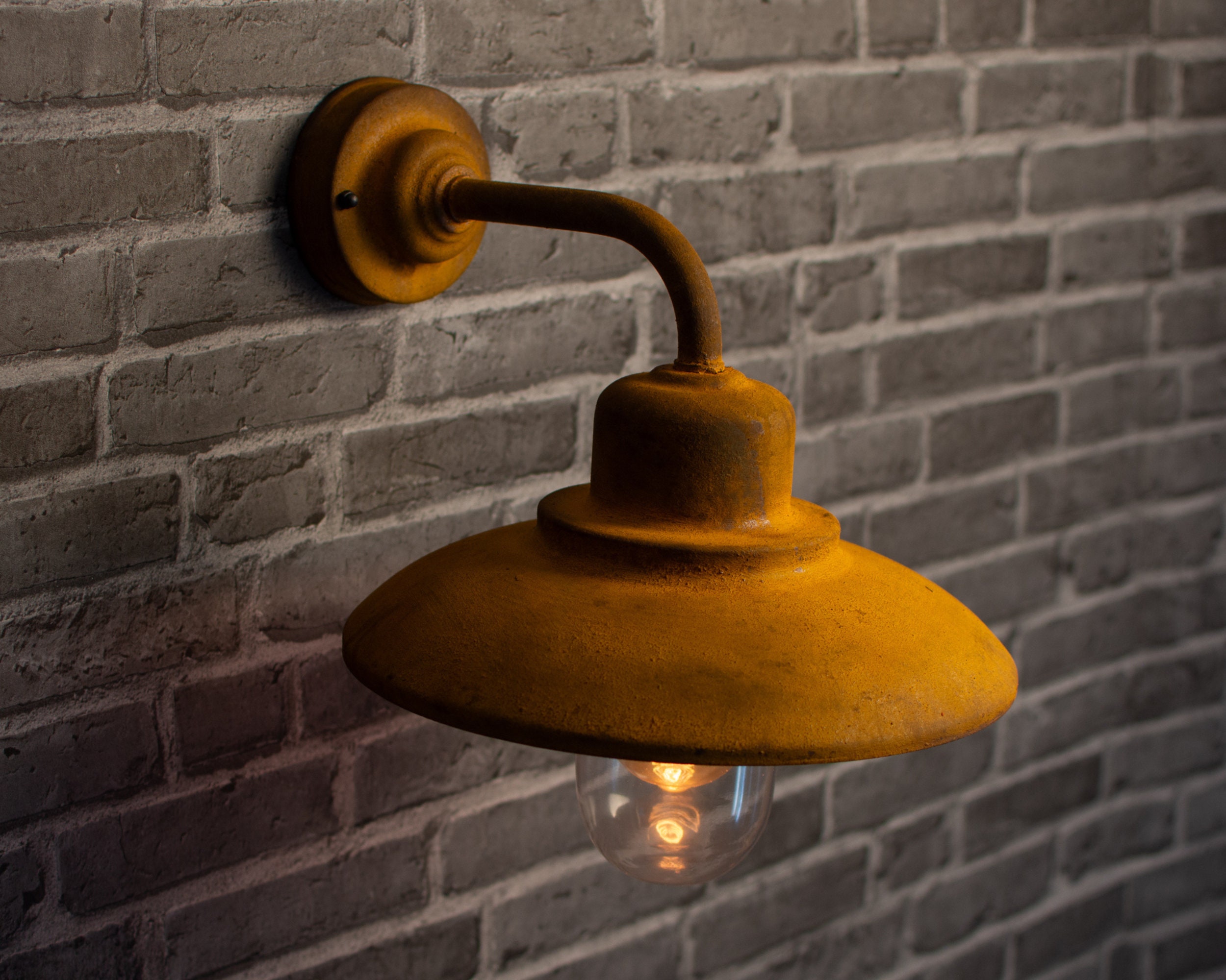 Handmade Rusty Outdoor Lamp 110V / 220V With Optional Protective ...